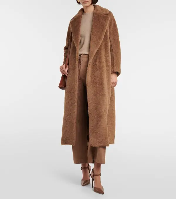 Max Mara Borbone Alpaca, Wool, And Cashmere Coat