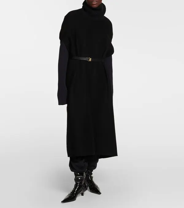 THE ROW Dua Cotton And Cashmere Turtleneck Sweater