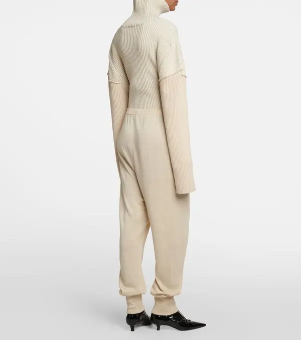 THE ROW Dalbero Linen And Silk Tapered Pants