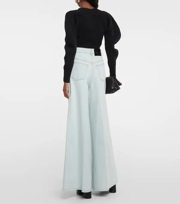 Nina Ricci High-rise Flared Jeans