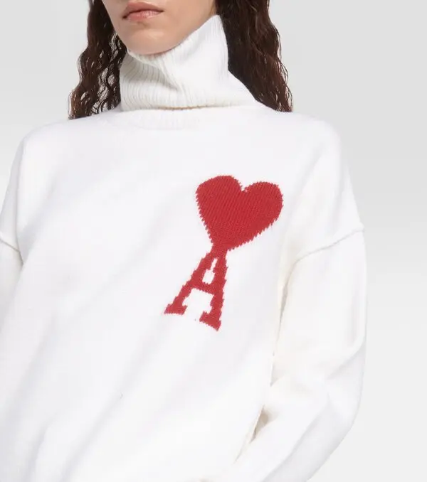 Ami De Cœur Wool Turtleneck Sweater
