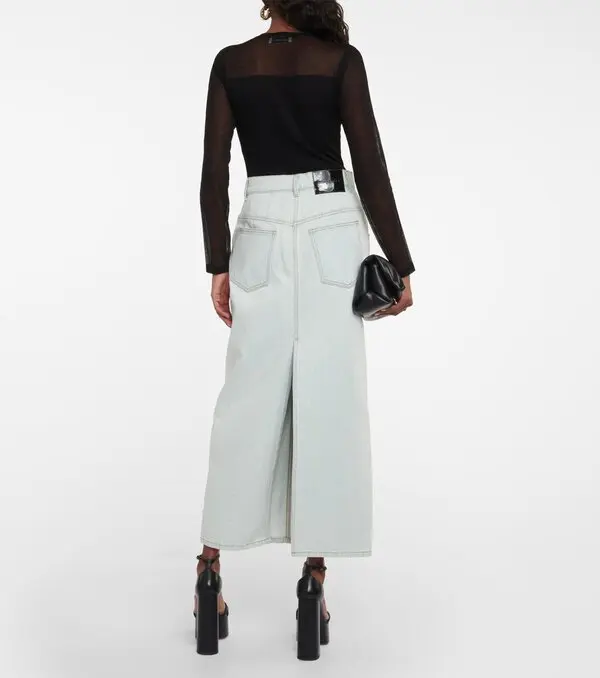 Nina Ricci Denim Maxi Skirt