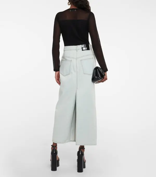 Nina Ricci Denim Maxi Skirt