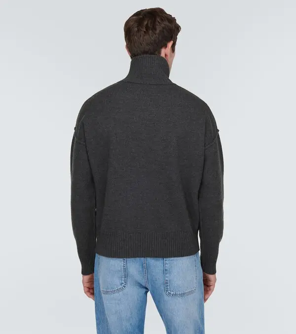 Ami De Cœur Virgin Wool Turtleneck Sweater