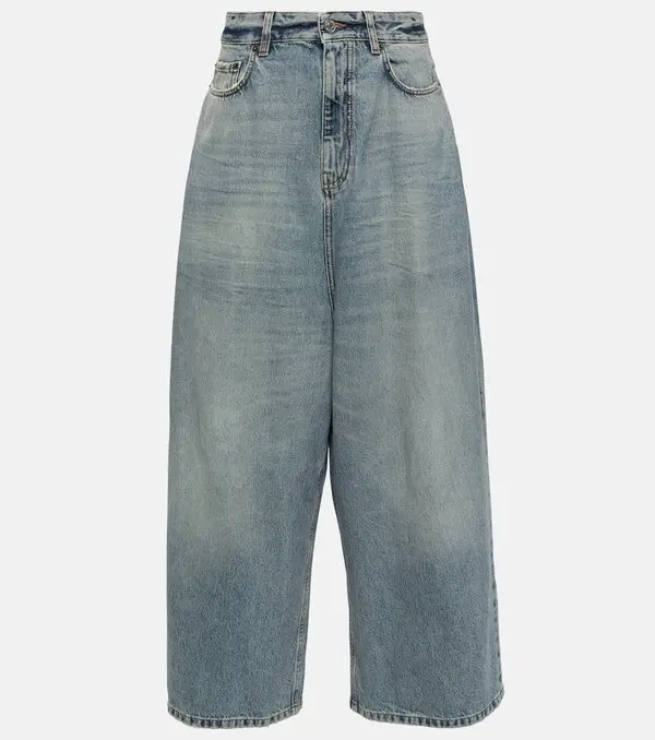 Balenciaga Wide-leg Jeans - Blue