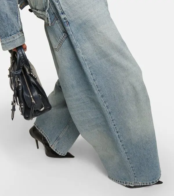 Balenciaga Wide-leg Jeans - Blue