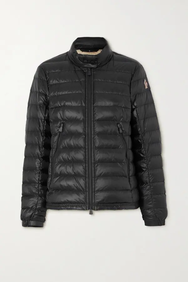 Moncler Walibi Quilted Ripstop Down Jacket - Black
