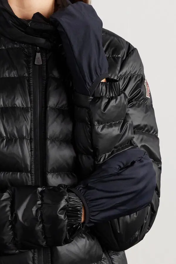 Moncler Walibi Quilted Ripstop Down Jacket - Black
