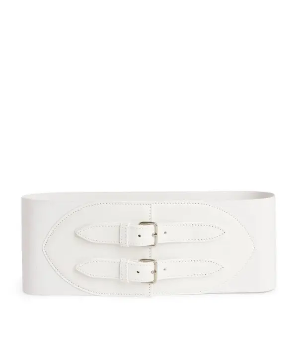 Alaïa Leather Corset Buckle Belt