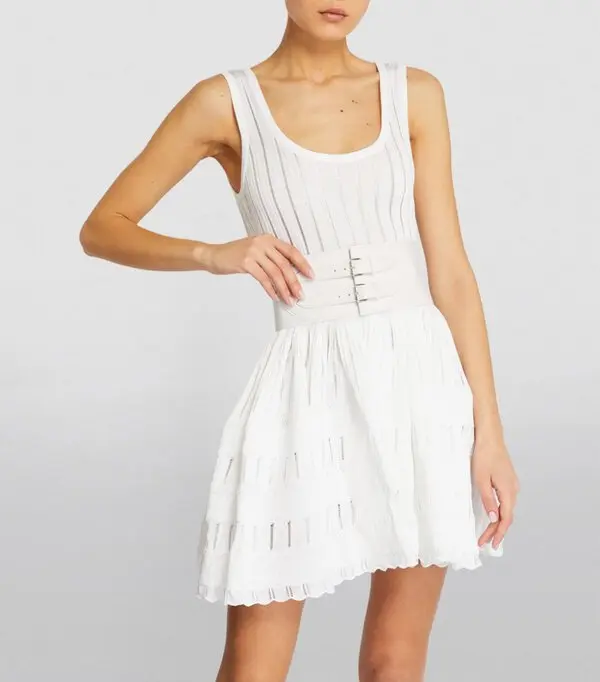 Alaïa Leather Corset Buckle Belt