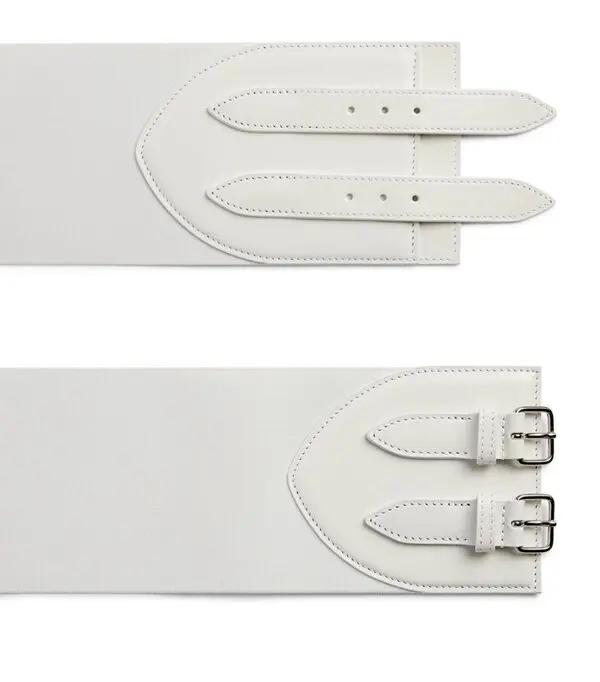 Alaïa Leather Corset Buckle Belt