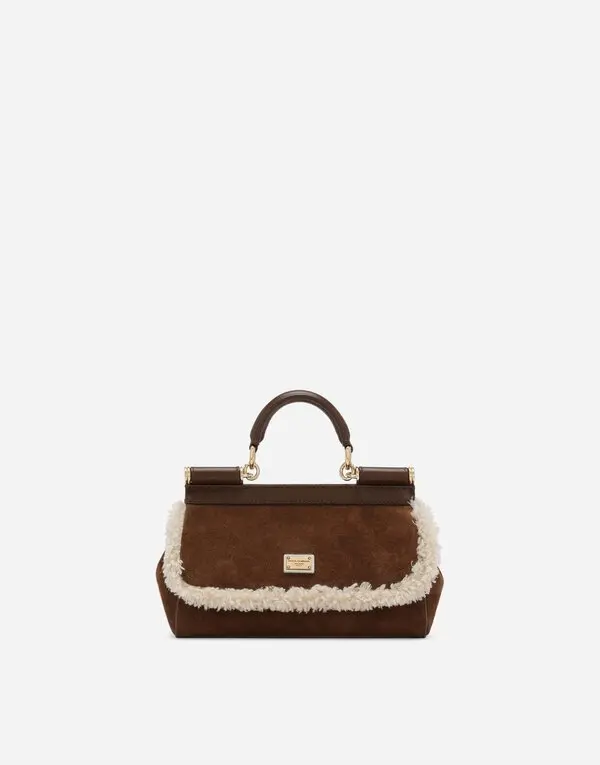 Dolce & Gabbana Small Sicily Handbag - Brown