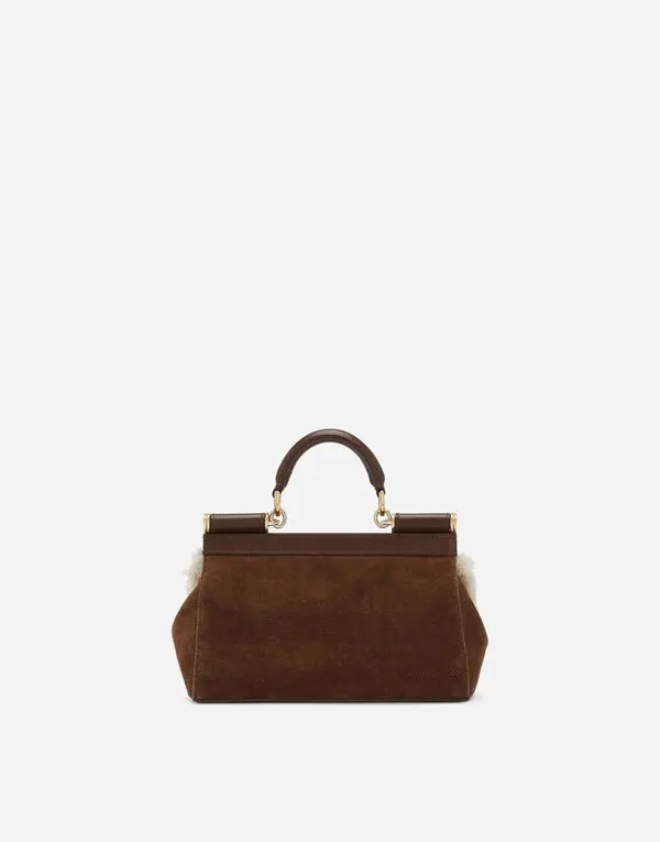 Dolce & Gabbana Small Sicily Handbag - Brown