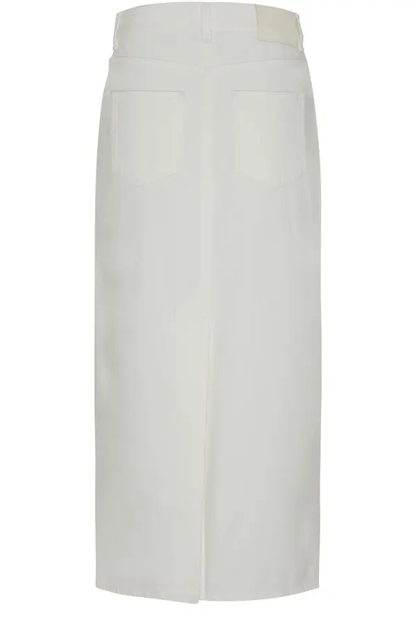 LOULOU STUDIO Rona Organic Cotton Maxi Skirt - Ivory