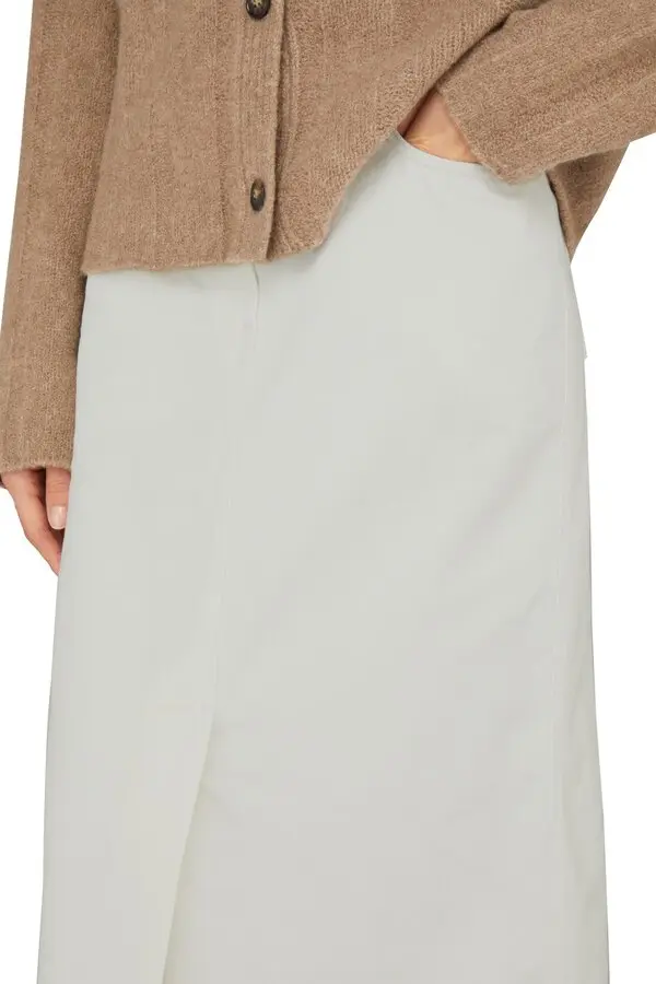 LOULOU STUDIO Rona Organic Cotton Maxi Skirt - Ivory