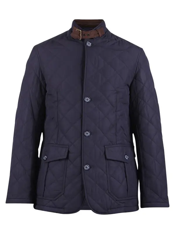 Barbour Three-quarter Coat - Blue