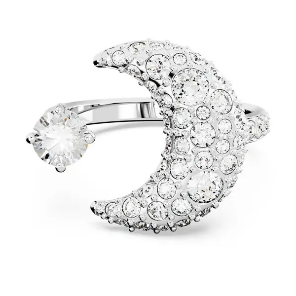 SWAROVSKI Luna Open Ring - White