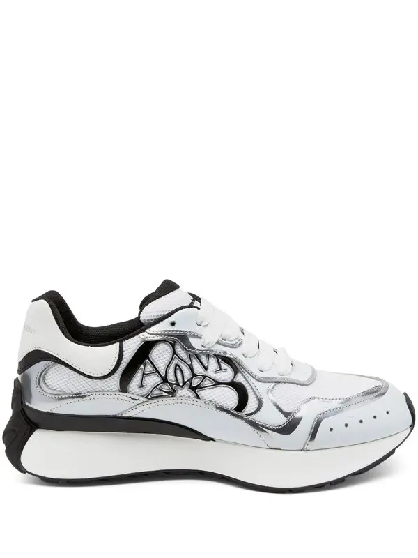 Alexander Mcqueen Sprint Runner Sneakers White 39% Off