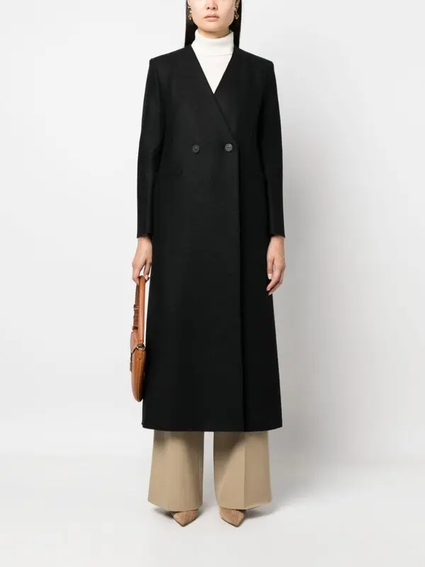 Harris Wharf London Double-breasted Wool Coat