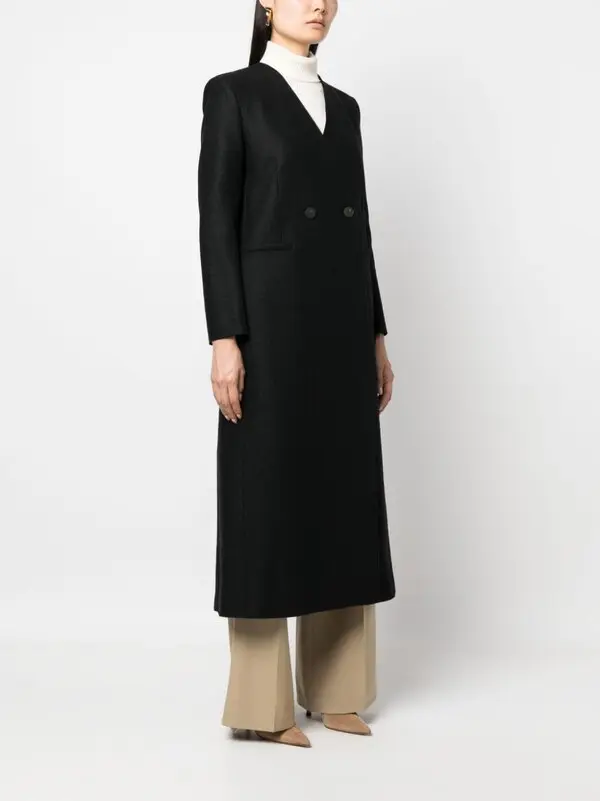 Harris Wharf London Double-breasted Wool Coat