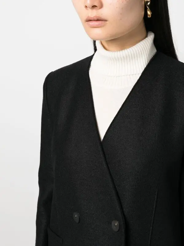 Harris Wharf London Double-breasted Wool Coat