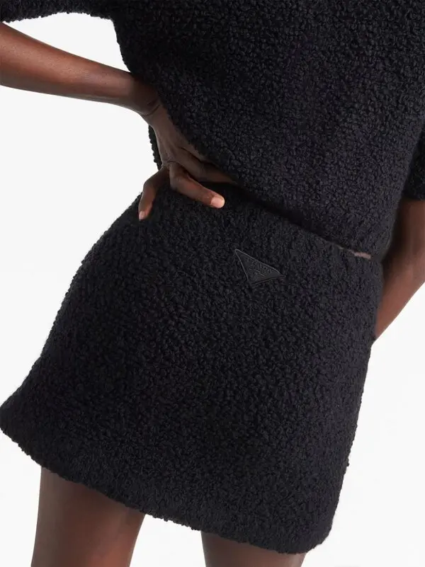 Prada Bouclé Mini Skirt
