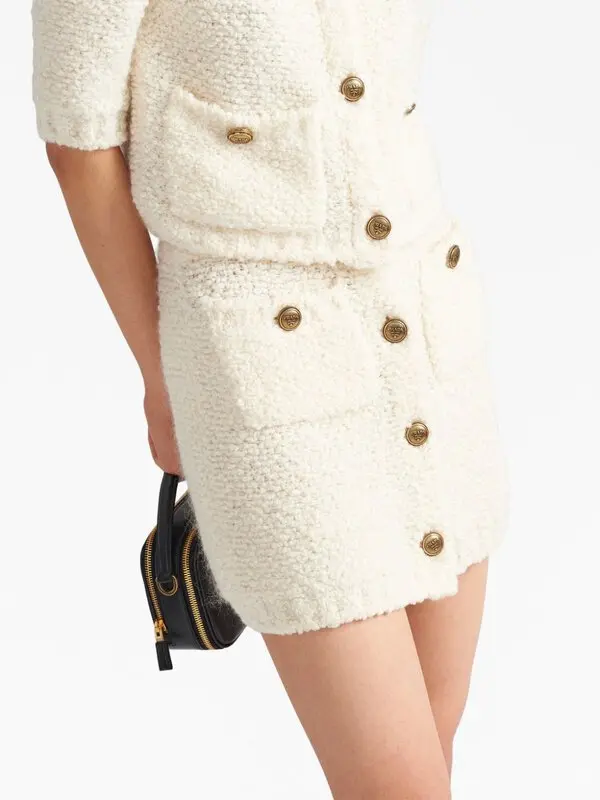 Prada Bouclé Mini Skirt