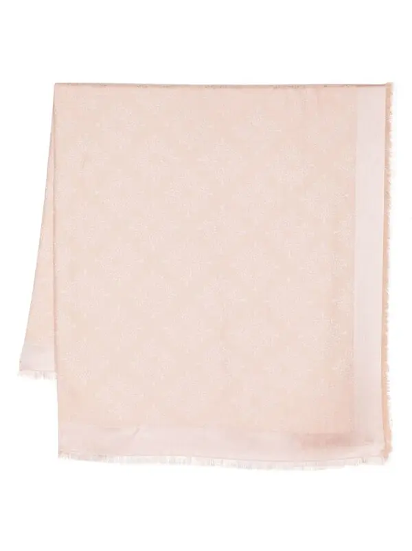 Mulberry Tree Square Monogram-pattern Scarf