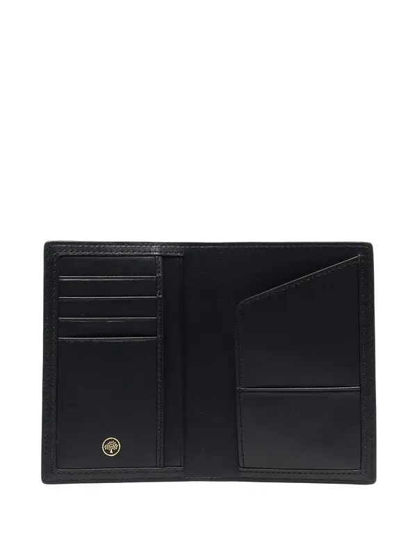 Mulberry Logo-embossed Passport Case - Green