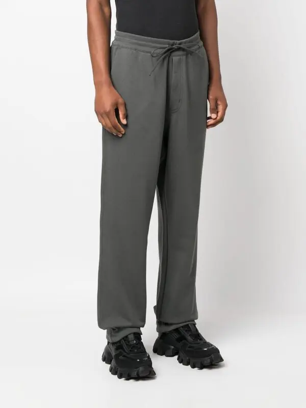 Y3 Logo-patch Organic Cotton Track Pants