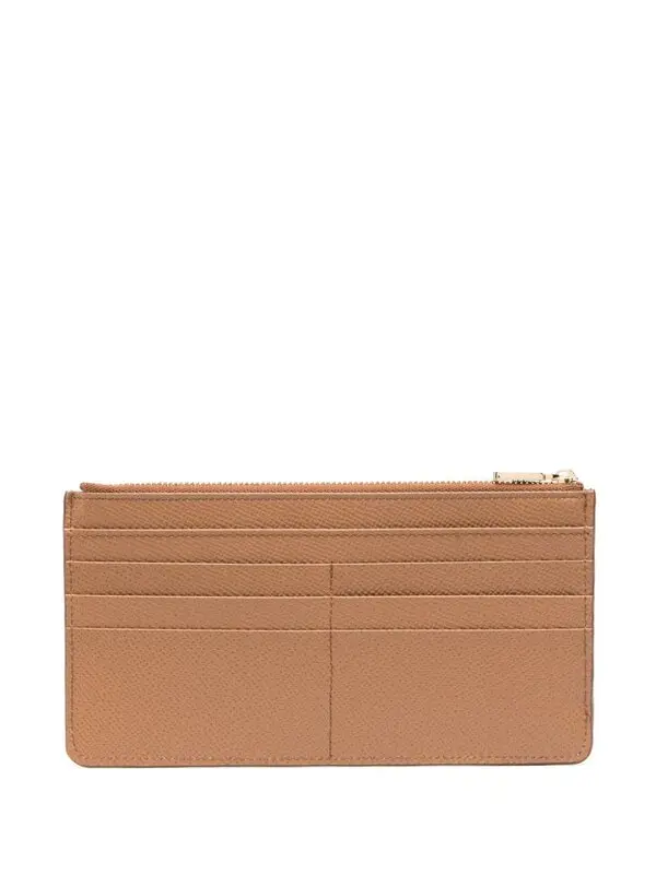 Dolce & Gabbana Logo-plaque Leather Wallet - Brown