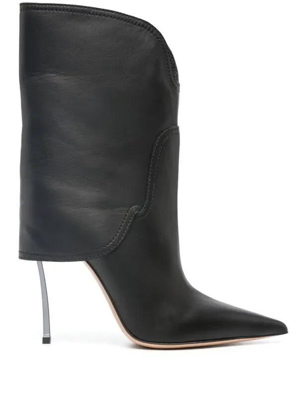 Casadei 100mm Leather Boots