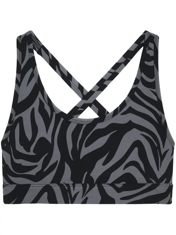 ANINE BING Axel Zebra-print Bra