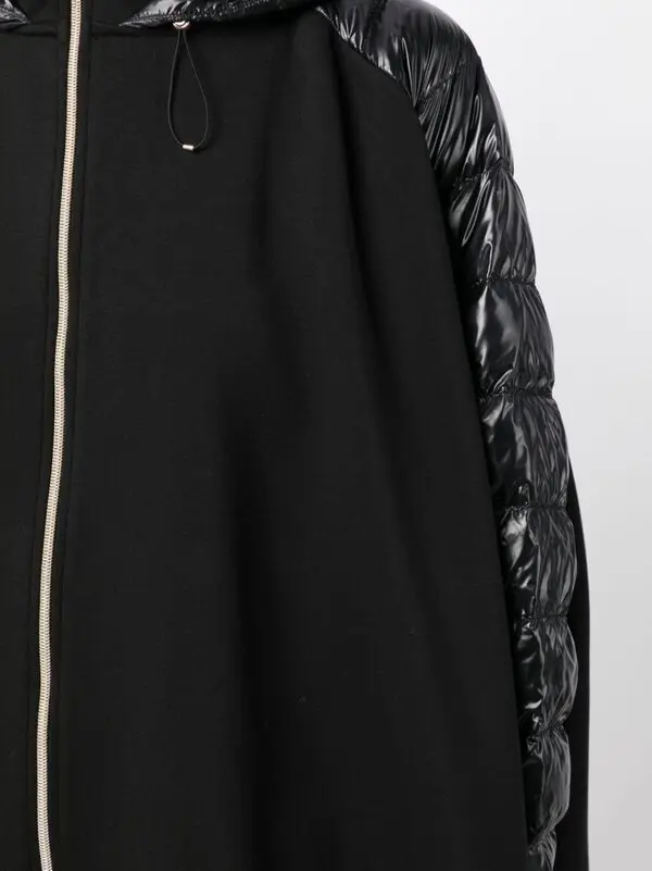 Herno Hooded Cotton Knitted Cape