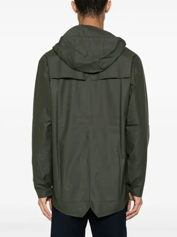 Rains Drawstring Hood Rain Jacket