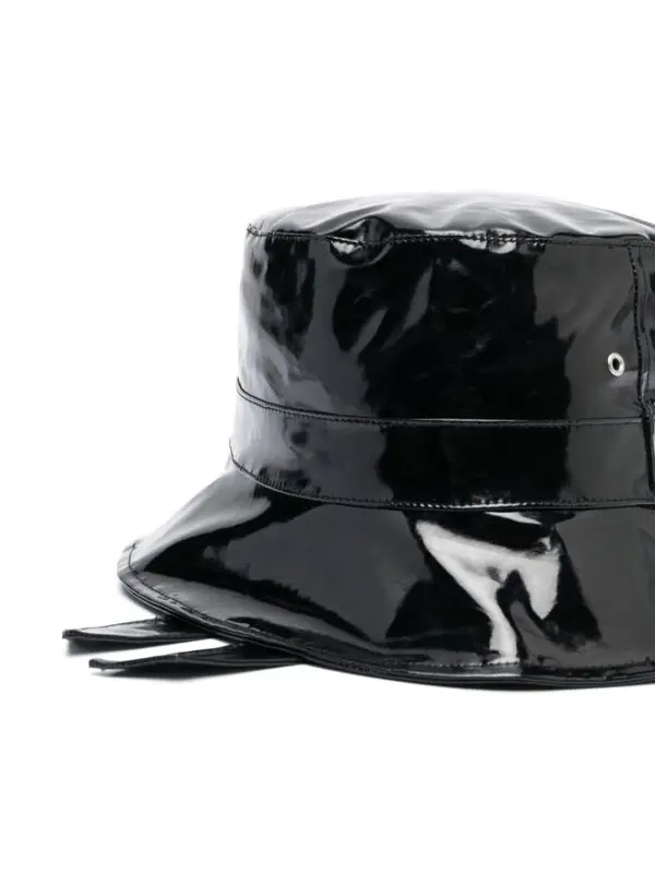 Karl Lagerfeld Patent-finish Bucket Hat