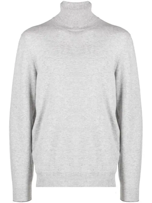 Brunello Cucinelli Roll-neck Cashmere Jumper - Grey