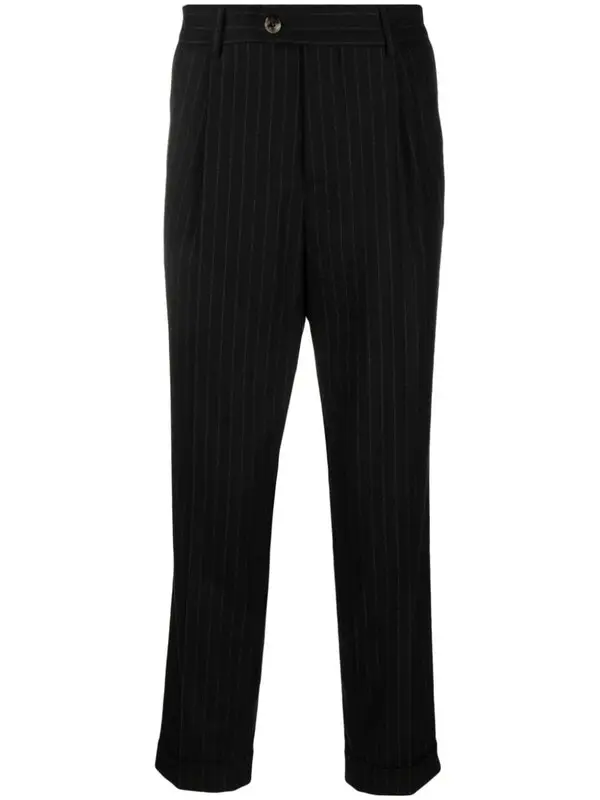 Brunello Cucinelli Pinstripe Virgin-wool Trousers