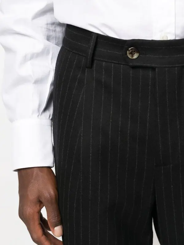 Brunello Cucinelli Pinstripe Virgin-wool Trousers
