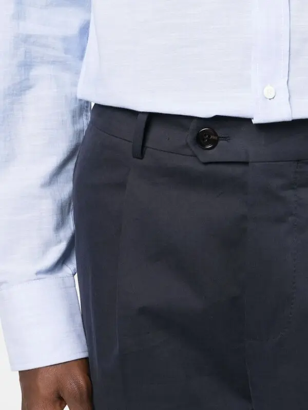 Brunello Cucinelli Slim-cut Pleated Chino Trousers