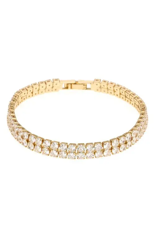 Ettika Cubic Zirconia Bracelet - Gold