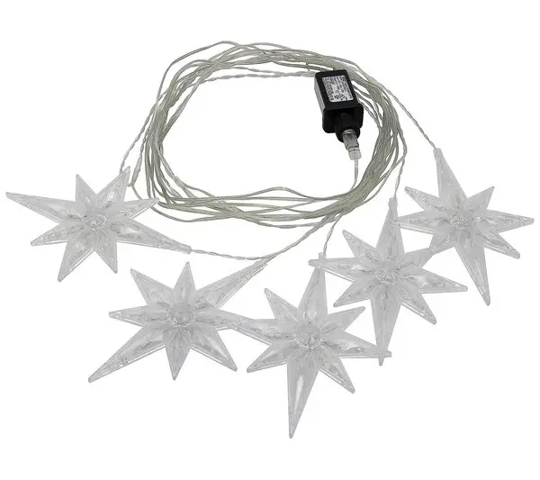 LUMABASE Electric North Star Curtain String Lig Hts - One-color