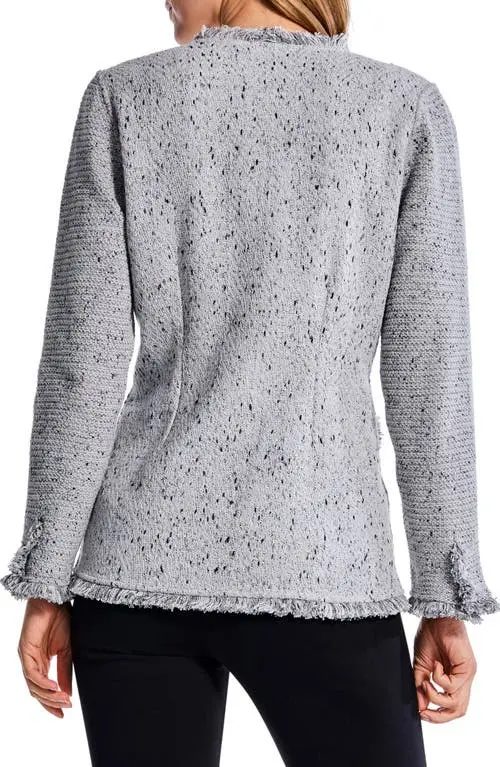 NIC+ZOE Fringe Knit Blazer