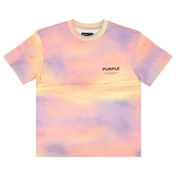 PURPLE BRAND Textured Jersey Short-sleeve Tee