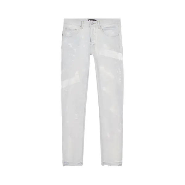 PURPLE BRAND Sprayed Reflective Paint Skinny Jeans