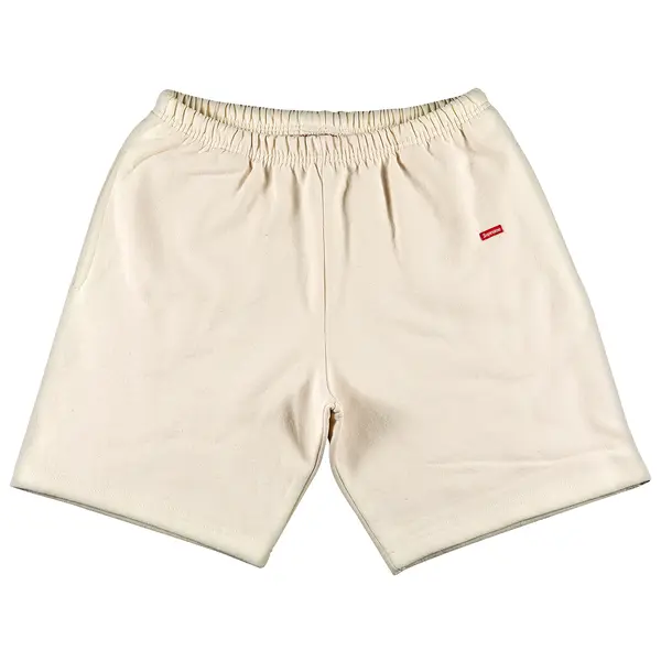 Supreme Small Box Sweatshorts - Cream