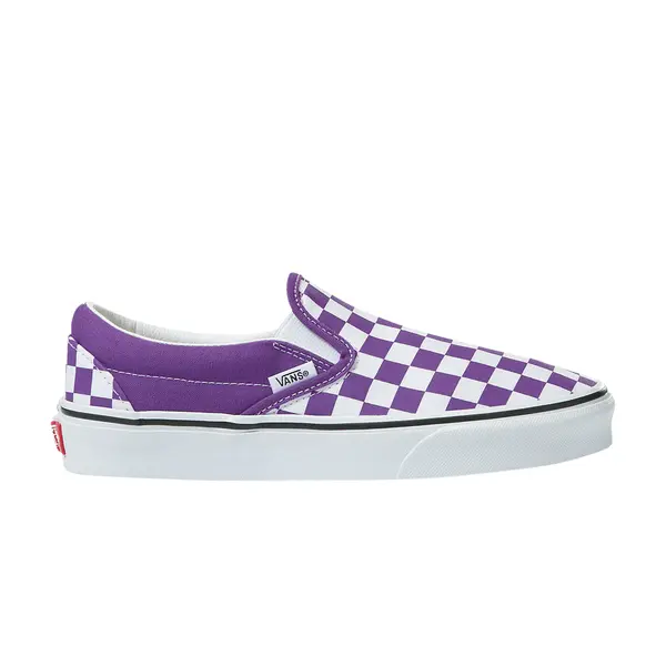 VANS Classic Slip-on Checkerboard - Purple