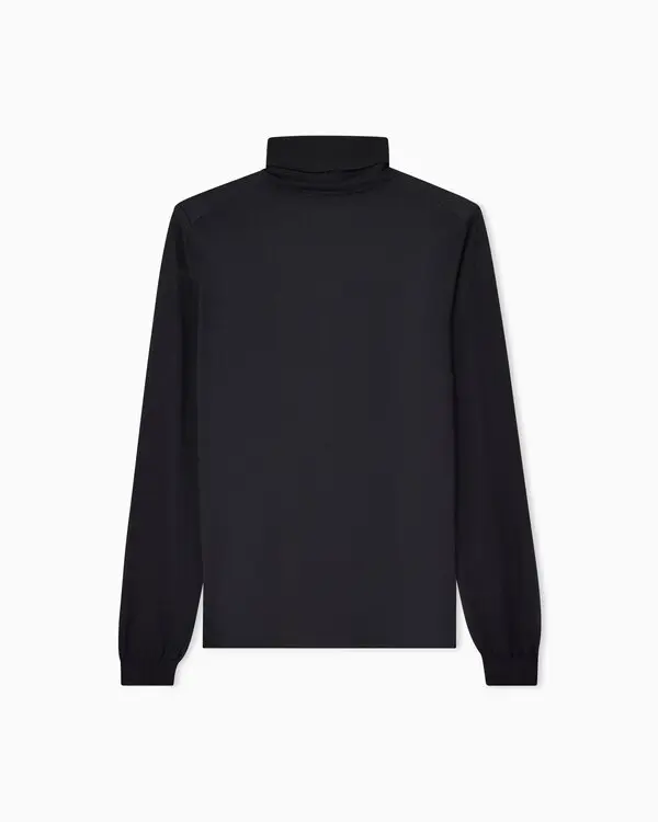 Giorgio Armani Cashmere Mock-neck Jumper - Black
