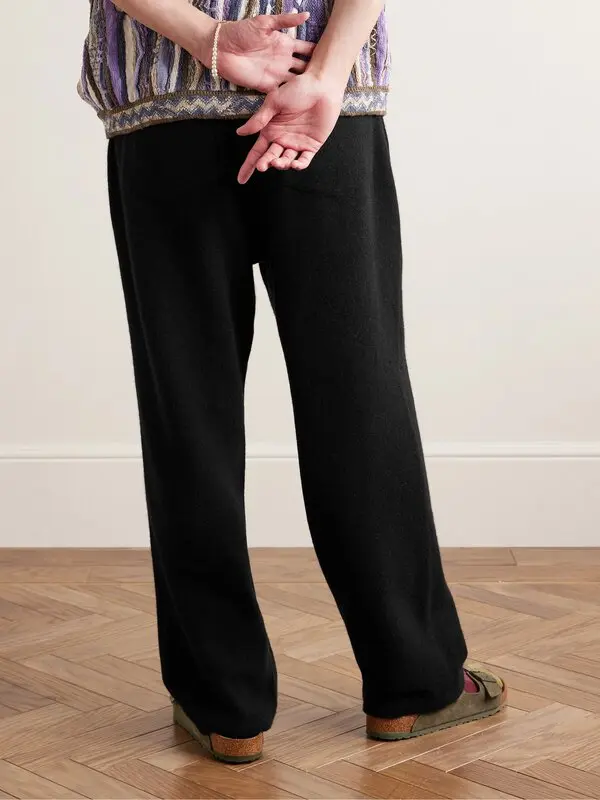 THE ELDER STATESMAN Straight-leg Cashmere Trousers