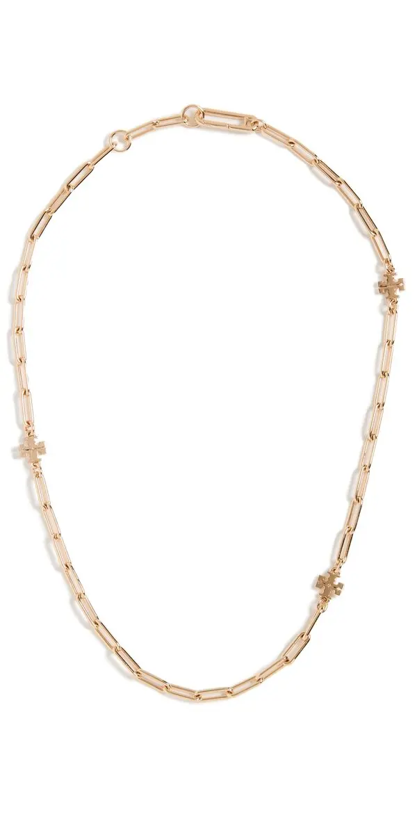 Tory Burch Good Luck Chain Necklace - Tory Gold